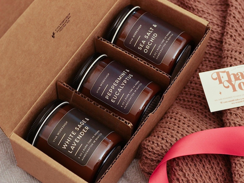 Mother’s Day Candle Gift Set for Her | Soy Wax Self Care Candles for ...