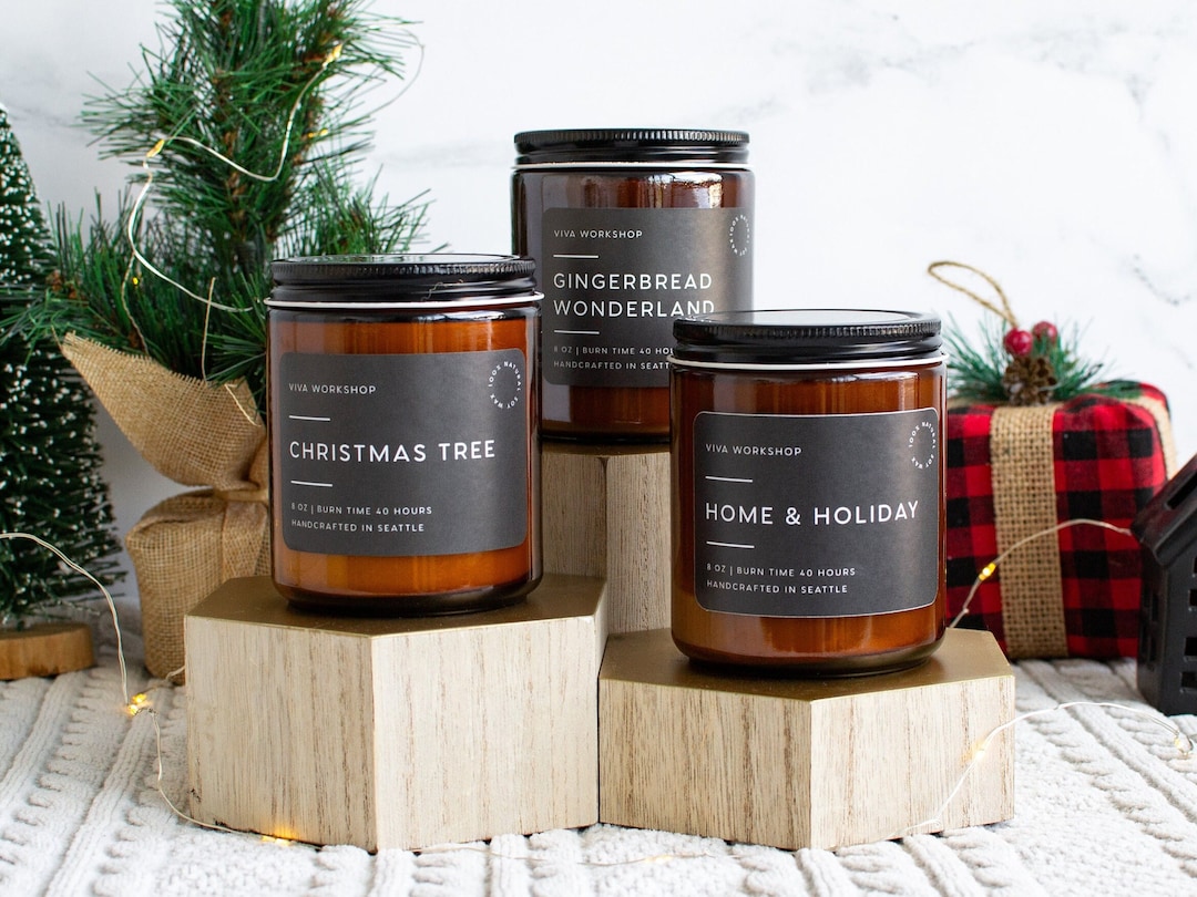 Christmas Candle | Gift Set of 3, Scented Candles, Christmas Gifts ...