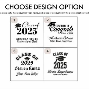 Graduation Gift Class of 2025 Leather Tray | Personalized College ...