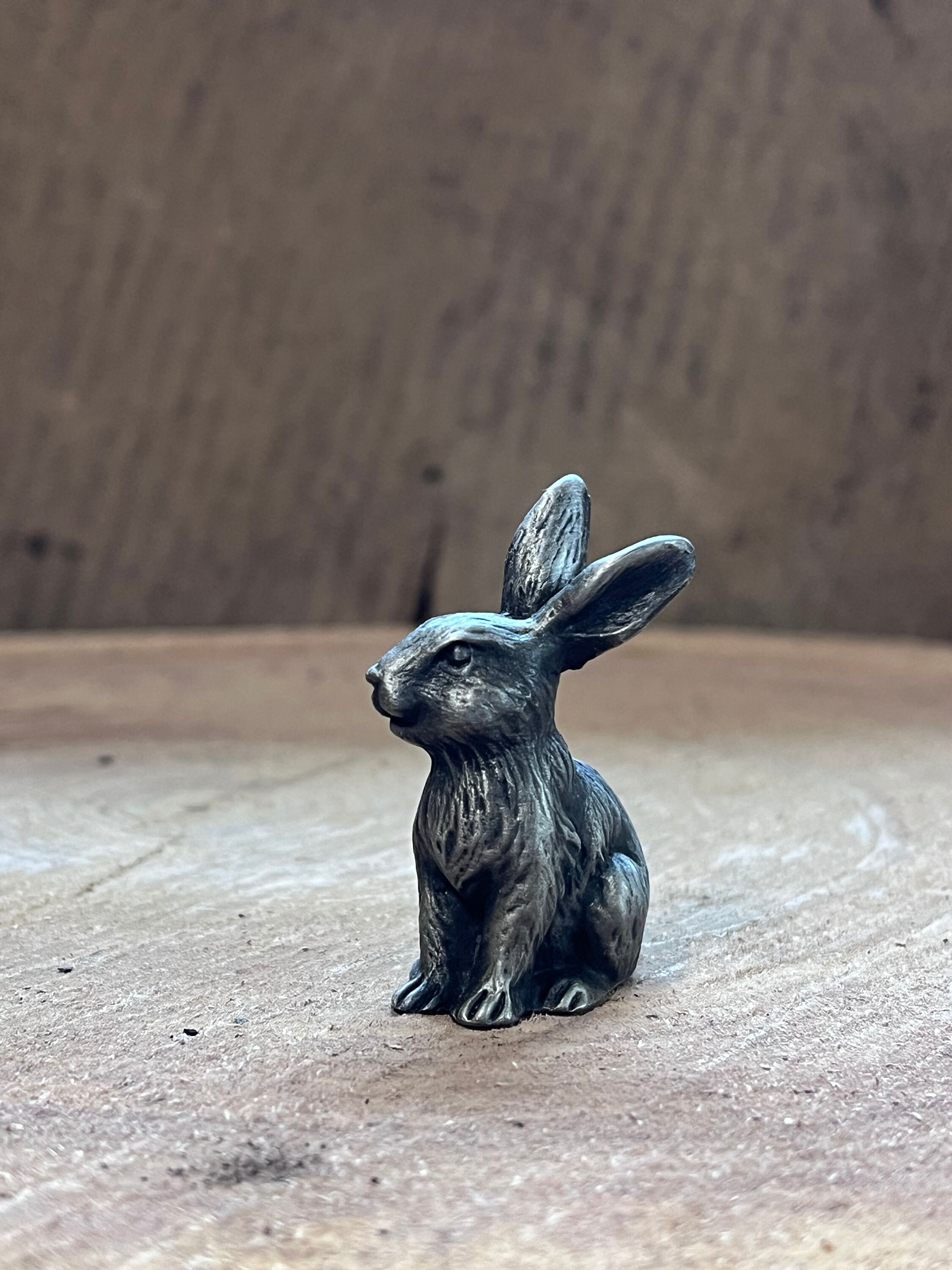 Pewter Rabbit/hare Figurine - Etsy