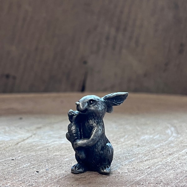 Pewter Rabbit - Etsy