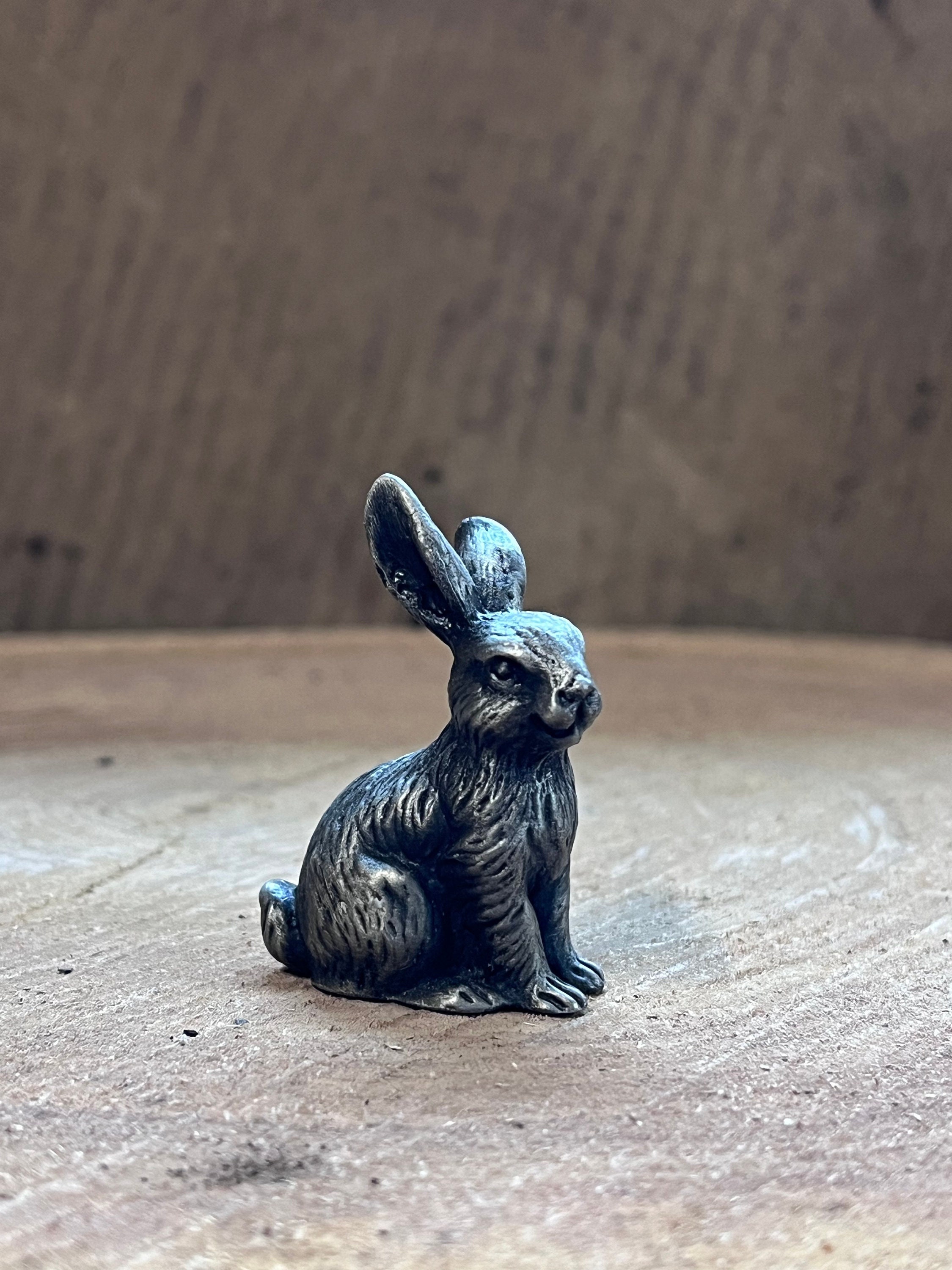 Pewter Rabbit/hare Figurine - Etsy