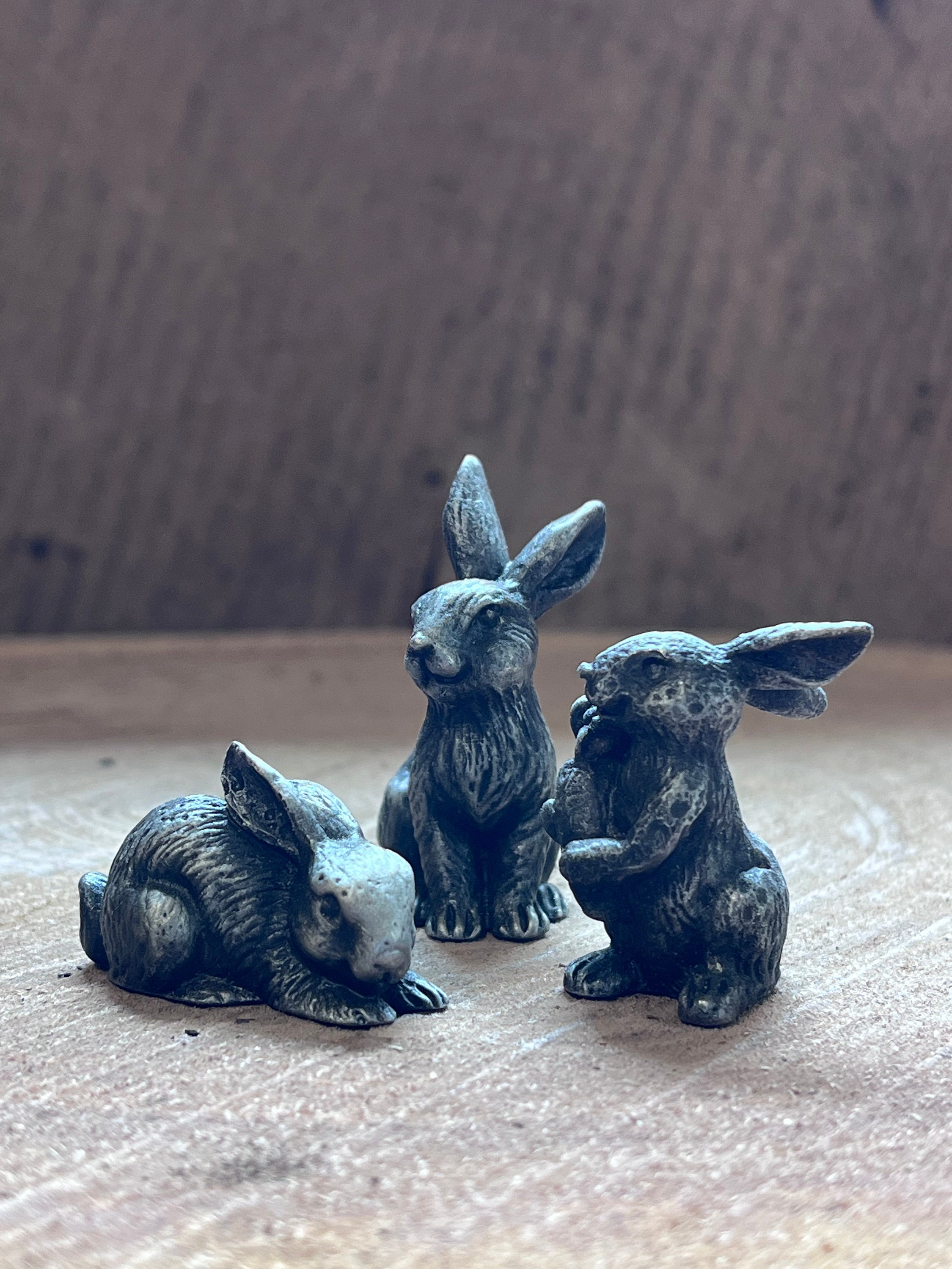 Pewter Rabbit/hare Figurine - Etsy