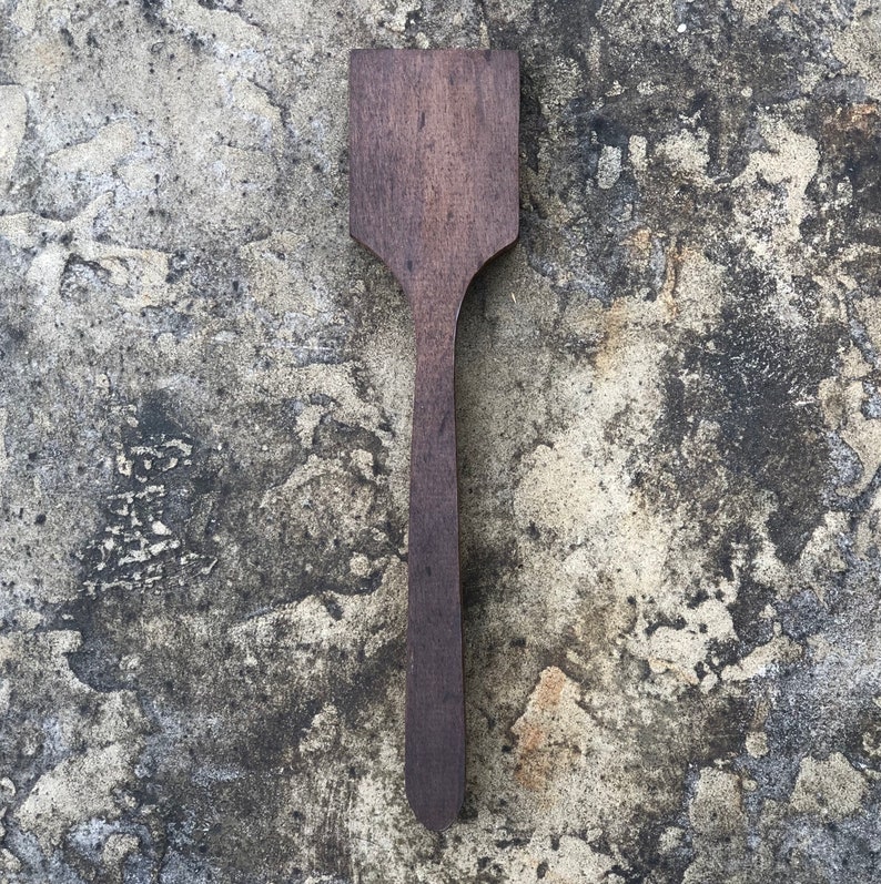 Roasted Maple Wooden Mini Spatula Blank for Home Carvers | DIY Kit - Etsy