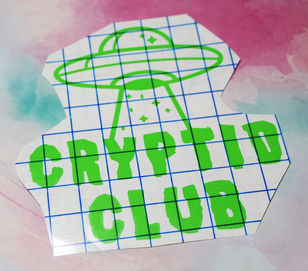 Cryptid Club Vinyl Decal - Car Decal - Window Decal - Cryptid Decal - Etsy