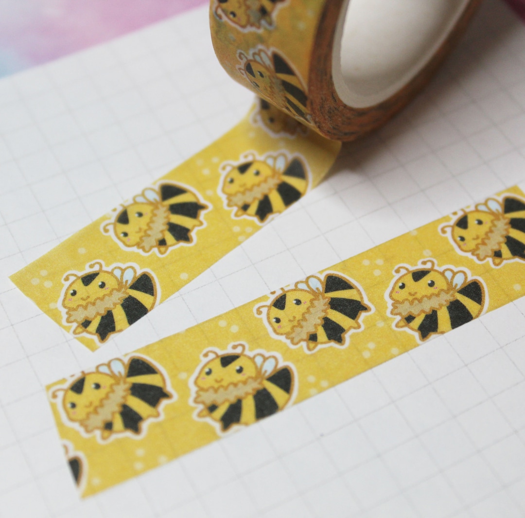 Bee Buddie Washi Tape - Bumble Bee Stationery - Bumble Bee Washi Tape ...