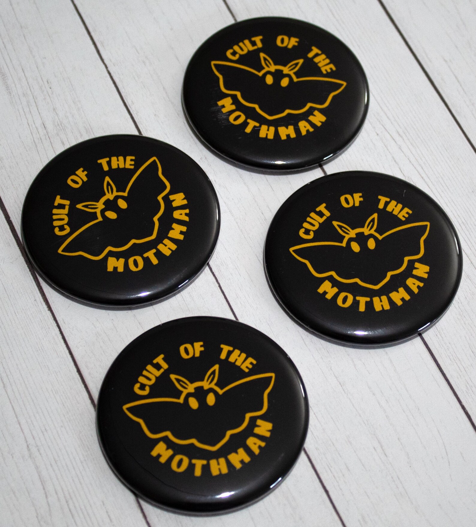 Cult of the Mothman Magnet- Cryptid Magnet - Fridge Magnet - Cryptid ...