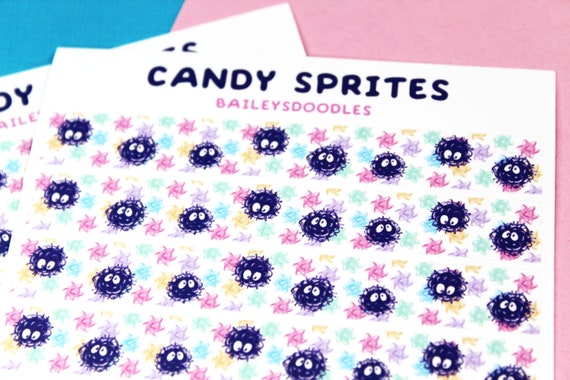 Candy Sprite Washi Sheet Anime Cute Stationery Gift - Etsy