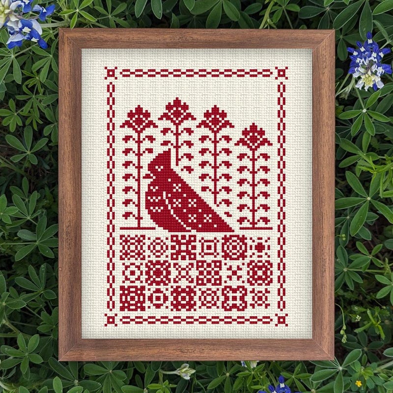Redwork Pattern - Etsy