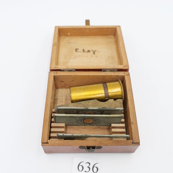 Antique Pocket Microscope - Etsy