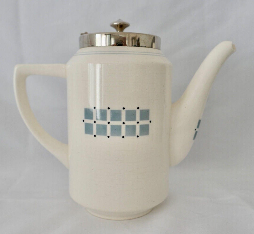 Art Nouveau WMF Tea and Coffee Pot Dec 1876a J. M. Olbrich Wächtersbach ...