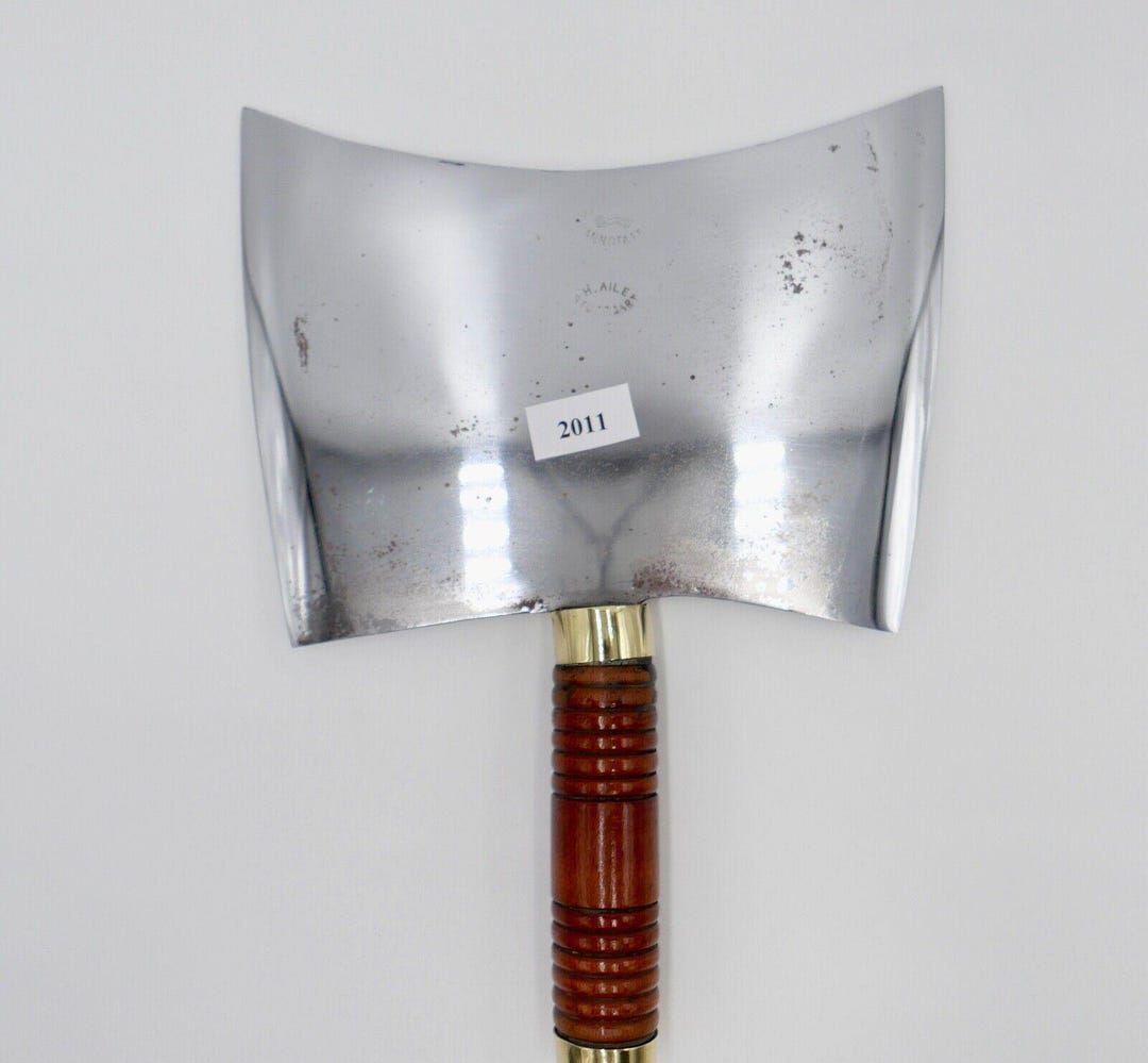 Old Meat Cleaver, Butcher's Cleaver, Double-cleaver, H. Aile, Stuttgart ...