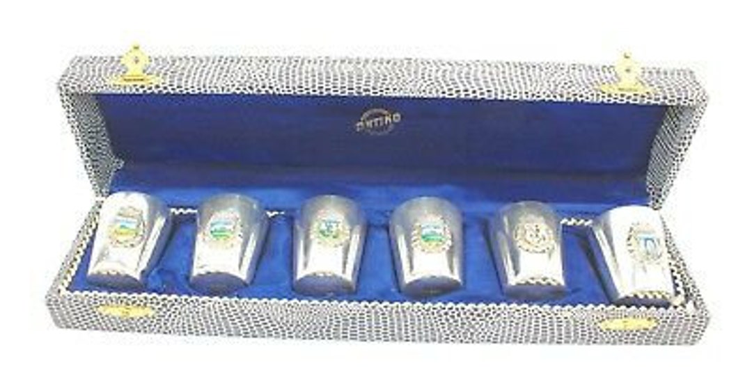 6x VIENNA Antiko 100 Liquor Cup Cup Silver-plated in Box Neuwertig - Etsy