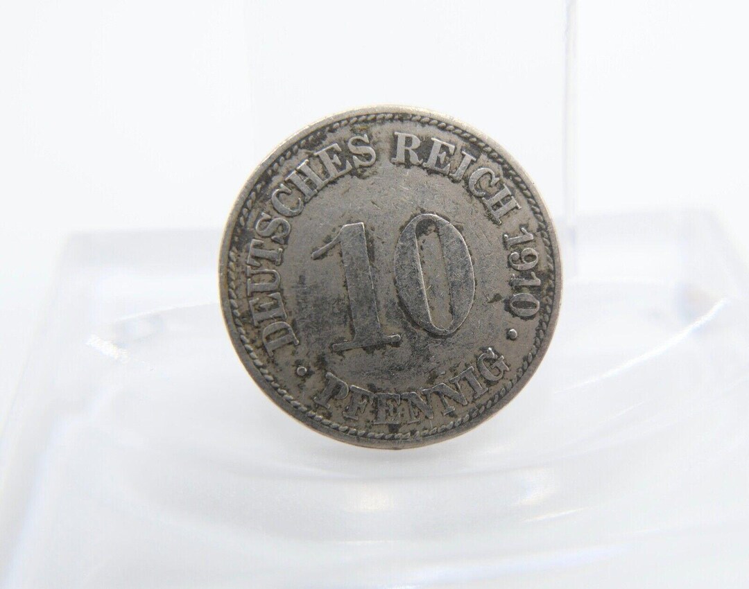 10 Pfennig Empire 1910 G Hunter J. 13 Vz-stg - Etsy