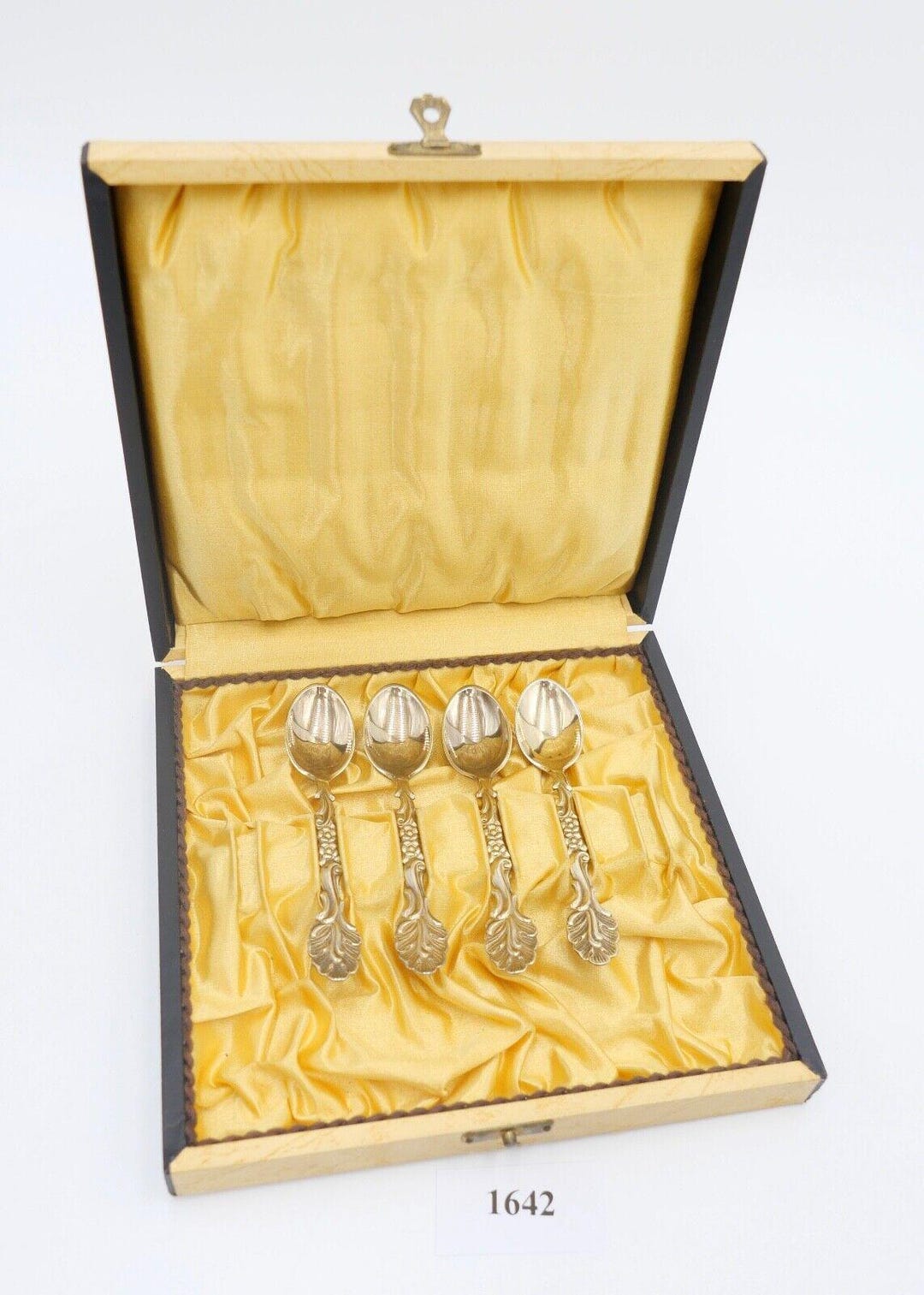 1947 Denmark Johannes Siggaard 830 Silver Gilt Mocha Spoons 4 Pieces - Etsy