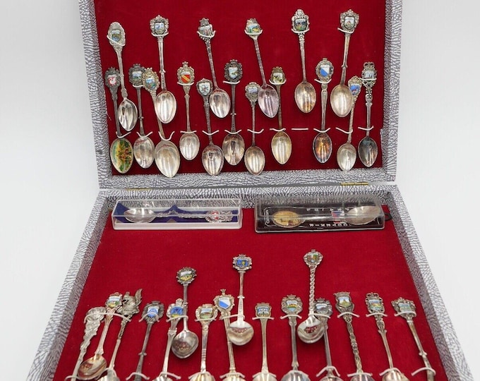 Vintage 800 Silver European Cities Crest Coat of Arms Collectible ...