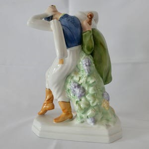 Porcelain Figurine Herend Hungary Dancing Men Drunken Musicians 22 Cm ...