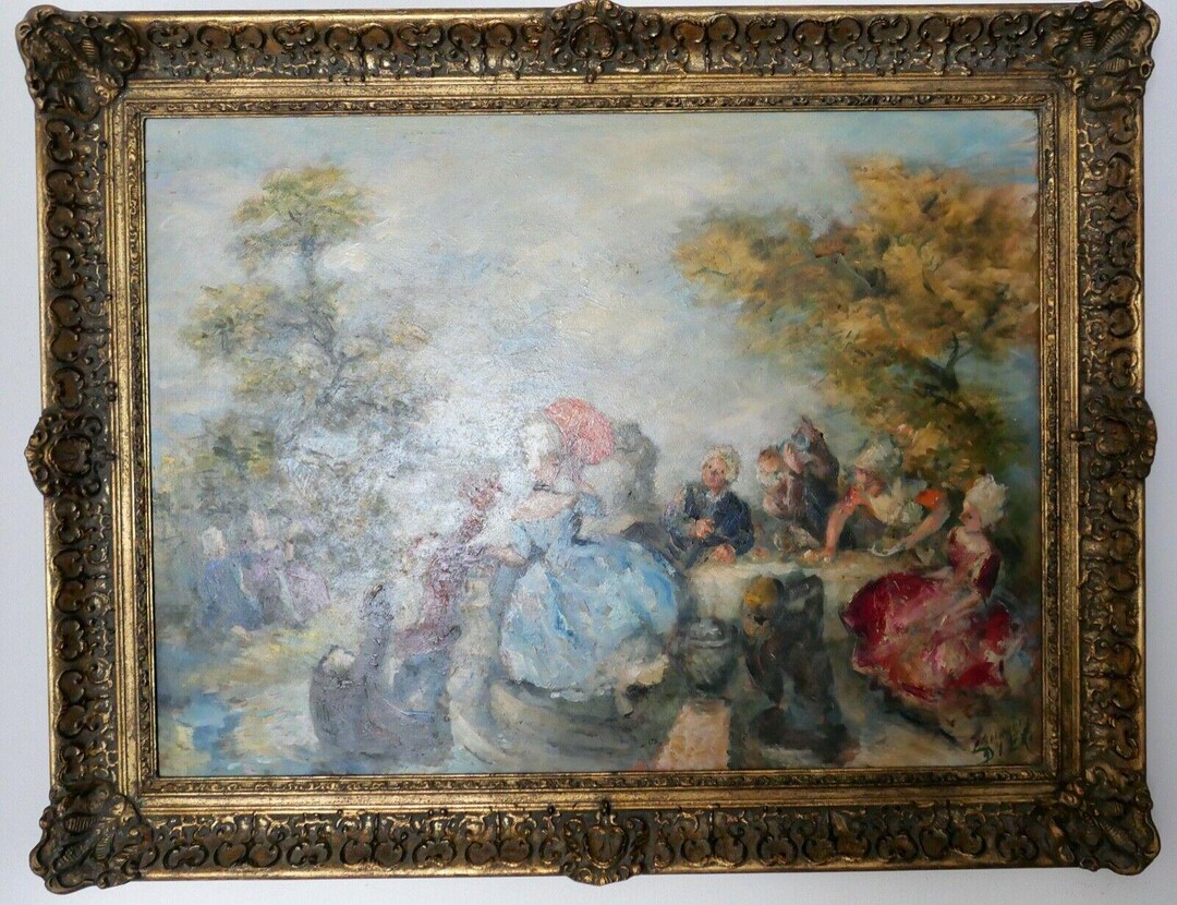 Lgemälde Erhard Amadeus Dier (1893-1969) Wien ALT WIEN 95x75cm 1930 ...
