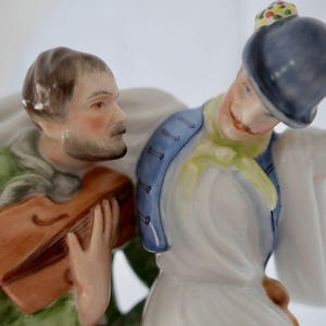 Porcelain Figurine Herend Hungary Dancing Men Drunken Musicians 22 Cm ...