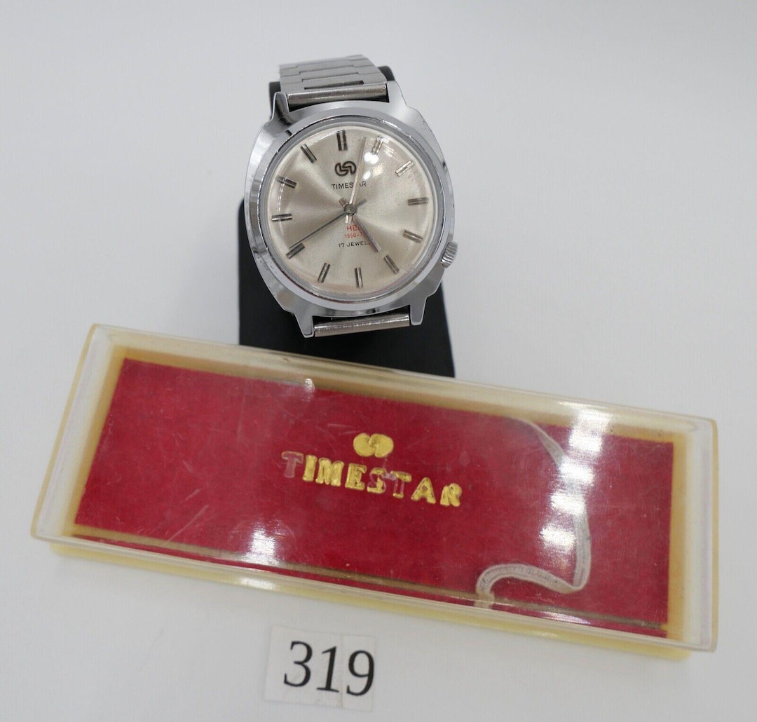 Timestar HBB 1950-75 Men's Watch Hand-wound IFTI Anniversary Watch E001 ...