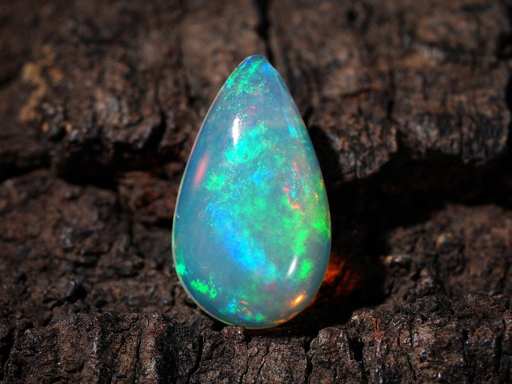 Fire Opal Gem