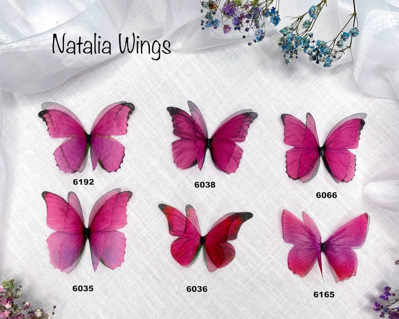 Silk Butterfly, Pink Butterflies 11, Natalia Wings, You Create Your Own ...