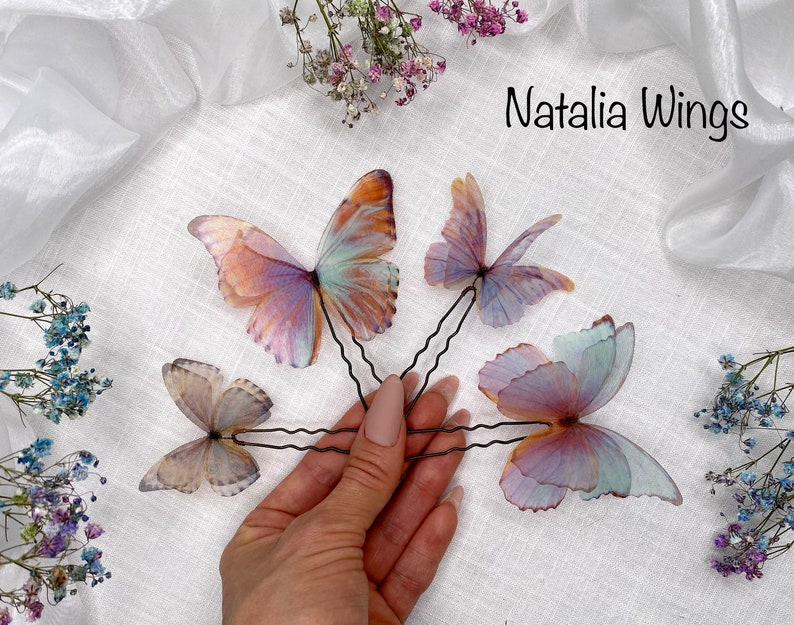 Silk Butterfly Set 4 Butterflies "miracle Wings", Natalia Wings ...