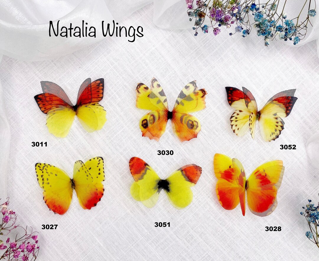 Silk Butterfly, Yellow Butterflies 7, Natalia Wings, You Create Your ...