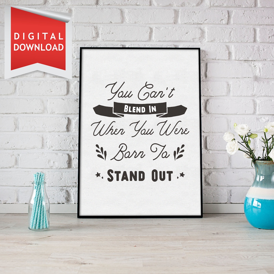 You Can't Blend in When You Were Born to Stand Out, Wonder, Rj Palacio ...
