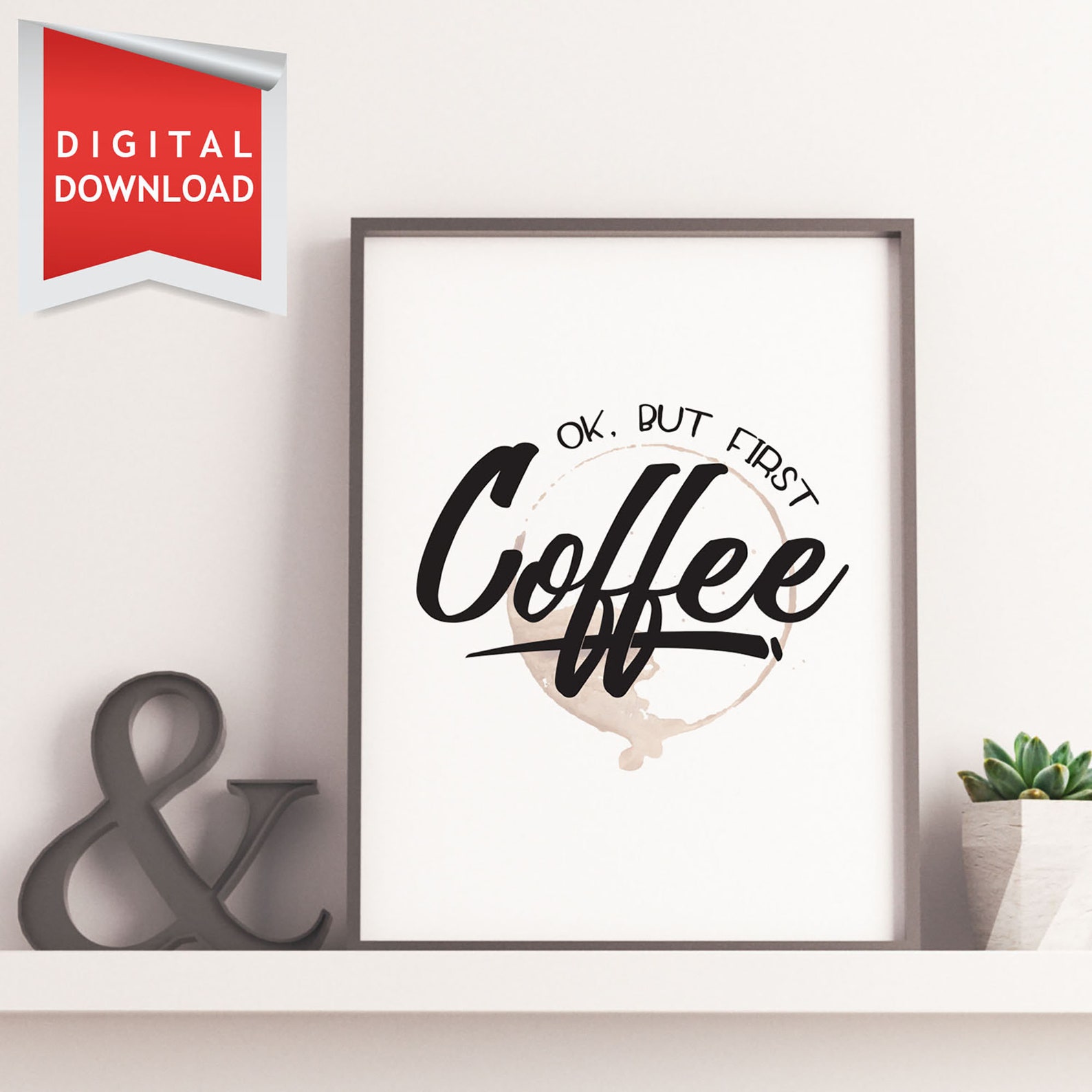 Ok but First Coffee Ok but 1st Coffee Coffee Lover - Etsy
