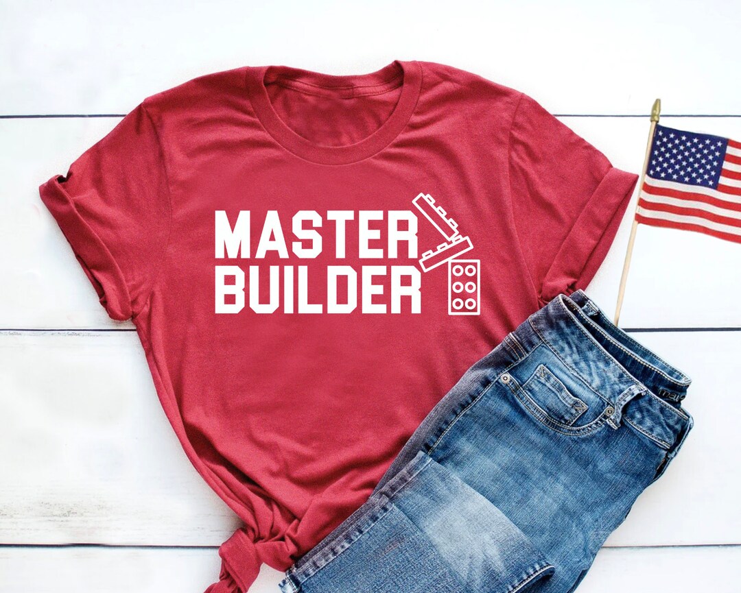 Master Builder Building Block Tee | Mommy and Me Shirt | Building Block ...
