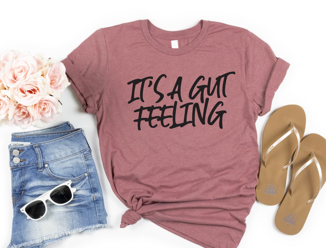 It's A Gut Feeling | Gut Health Tee | Healthy Gut Tee | Various Print ...