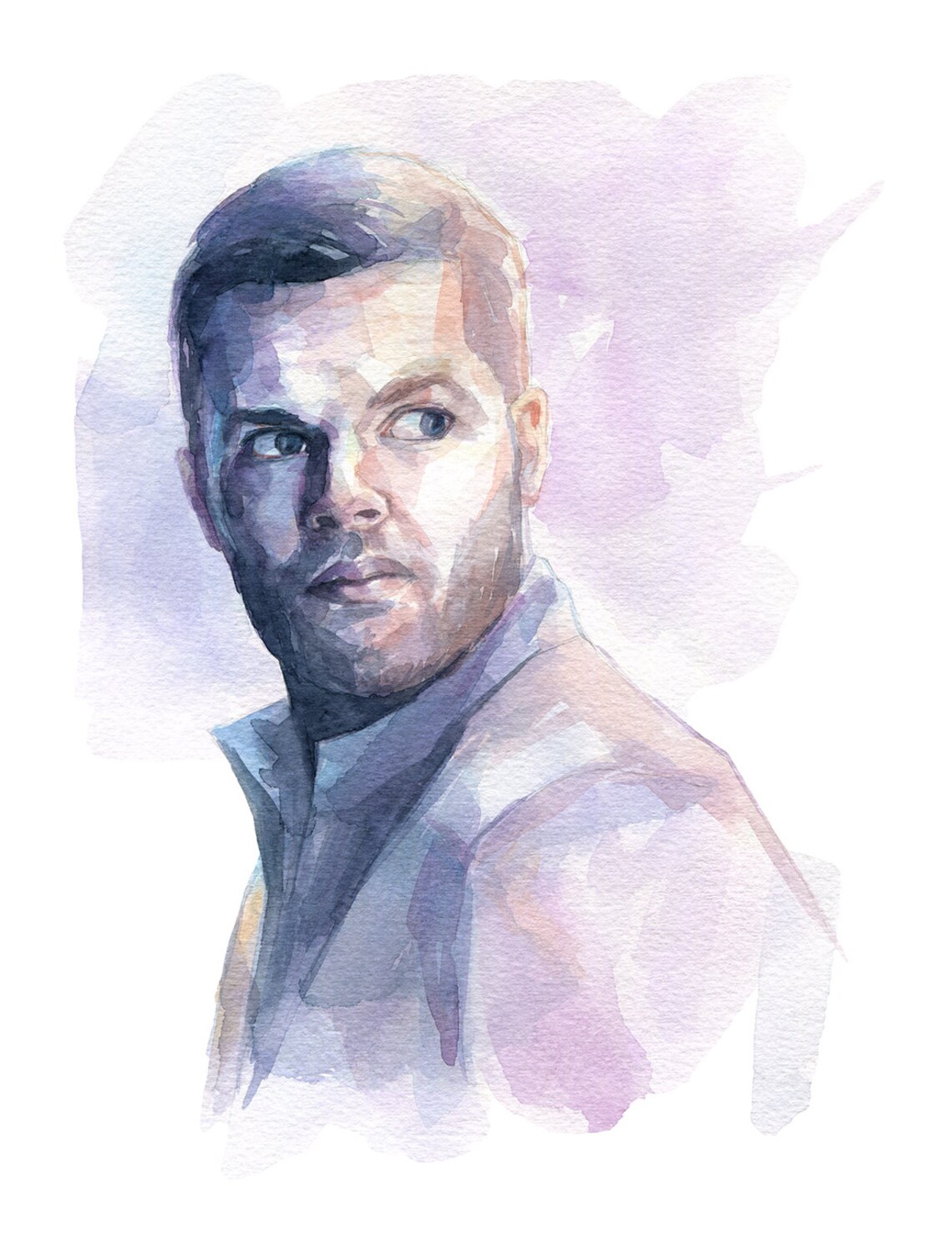 Amos Burton the Expanse. Giclée Print From a Watercolor | Etsy