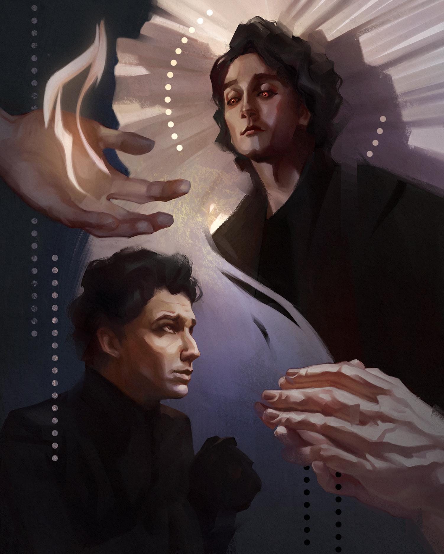 Devil's Minion. Interview With the Vampire, Armand and Daniel Art Print ...