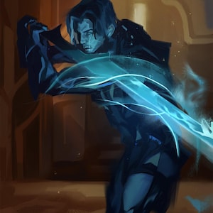 Arthur Nightingale. Warframe Inspired Art Print - Etsy