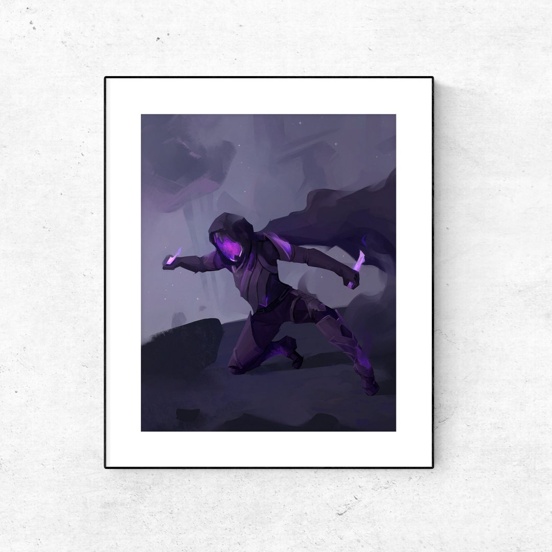 Destiny 2 Void Hunter Art Print - Etsy