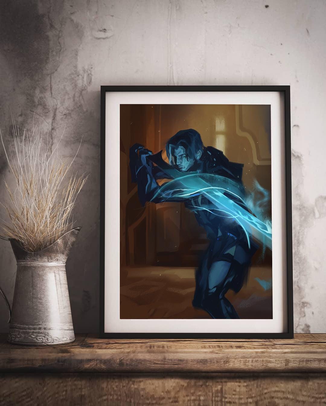 Arthur Nightingale. Warframe Inspired Art Print - Etsy