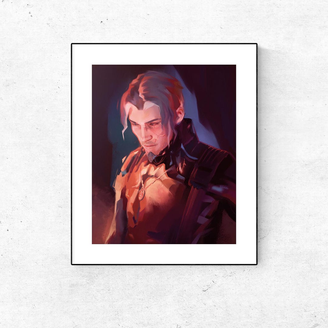 Arthur Nightingale. Warframe Inspired Art Print - Etsy