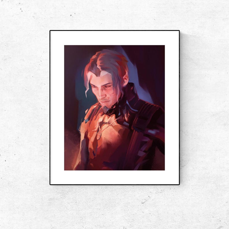 Arthur Nightingale. Warframe Inspired Art Print - Etsy