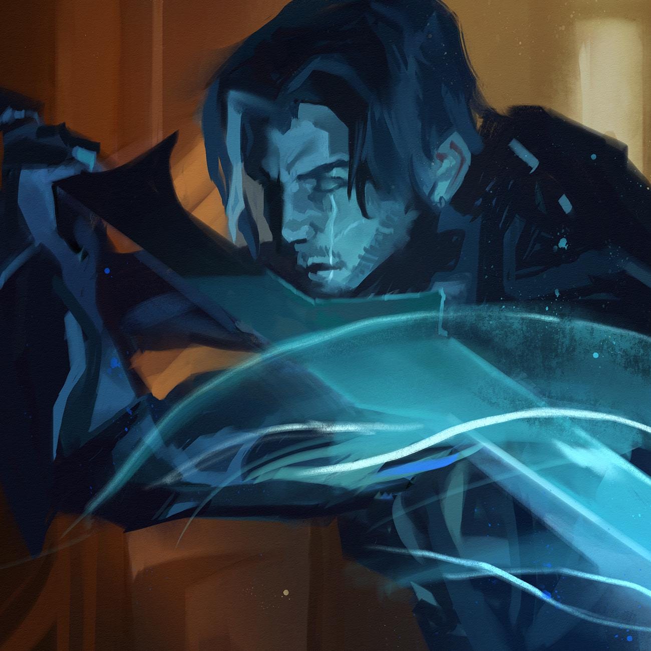 Arthur Nightingale. Warframe Inspired Art Print - Etsy