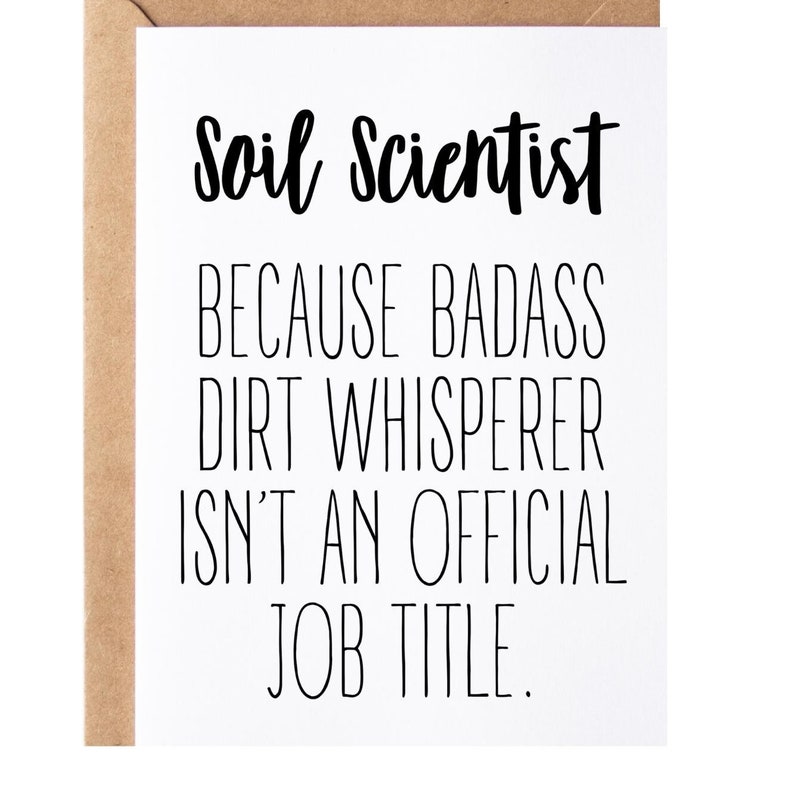 Soil Greeting Card - Etsy