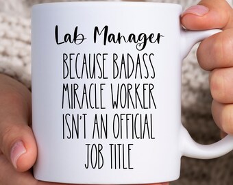 Funny Lab Manager - Etsy