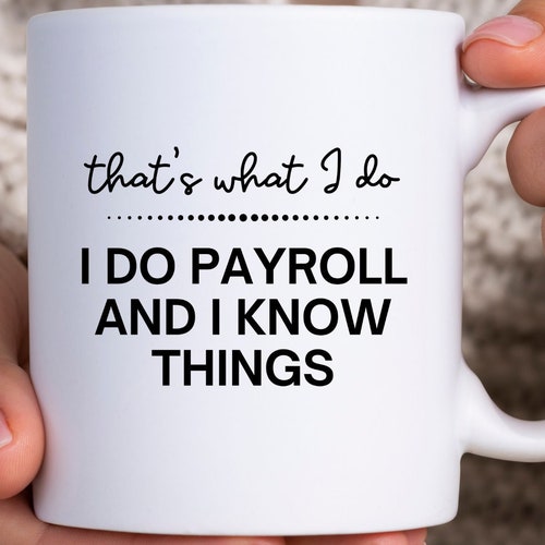 Payroll HR Manager Gift Payroll Clerk Payroll Specialist - Etsy