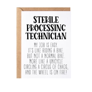 Sterile Processing Technician Gift, Card | Funny Sterile Processing ...