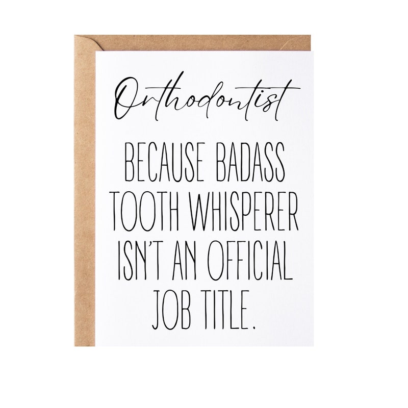 Christmas Card Orthodontist - Etsy