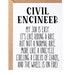 Mechanical Engineer Gift, Card | Funny Mechanical Engineering Thank You ...