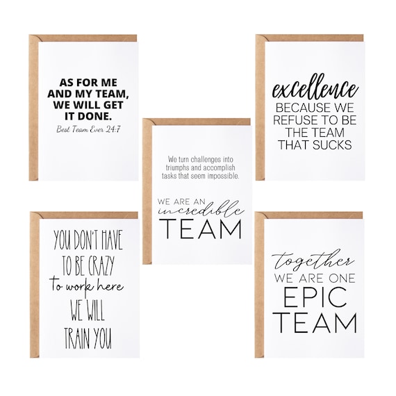 Staff Appreciation Card Ideas