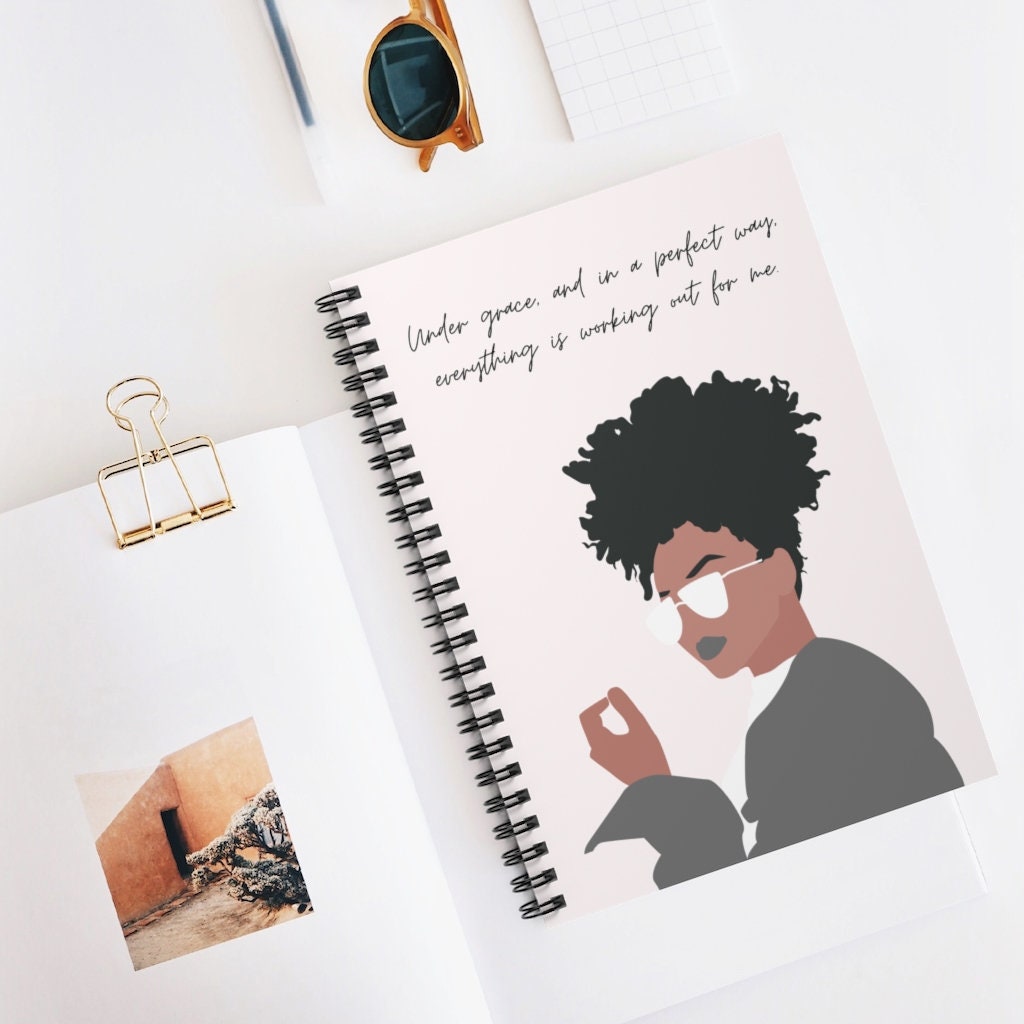 Affirmation Journal Black Women Positive Scripting Notebook | Etsy