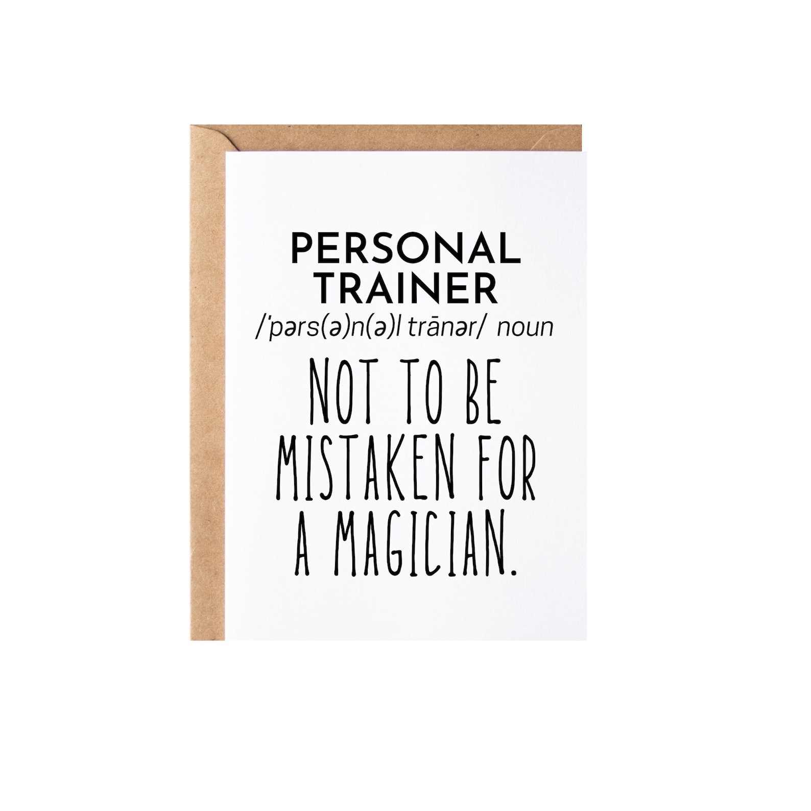 Personal Trainer Gift, Funny Personal Trainer Thank You Present Idea ...