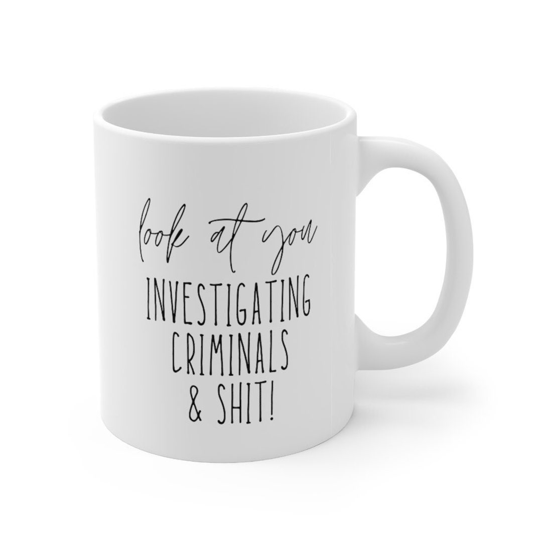 Criminal Investigator Gift Idea | Funny Thank You Appreciation ...